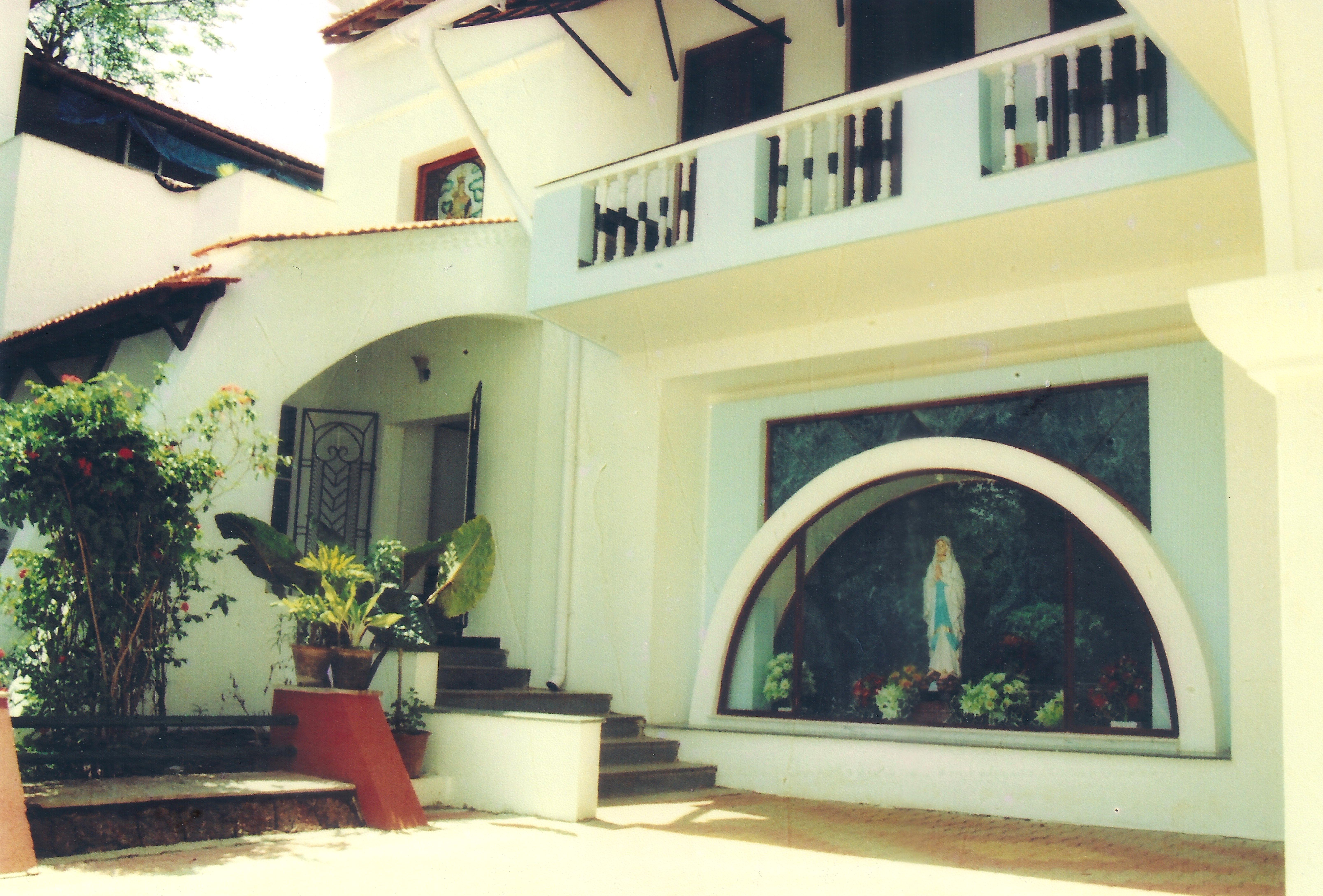 Parish House, Church of Our Lady of Amparo, Mandur, Goa - India by Jim ...