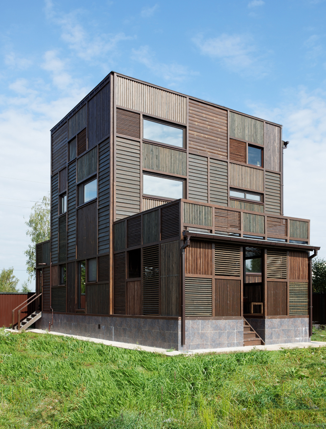 Wood Patchwork House by Peter Kostelov - Architizer