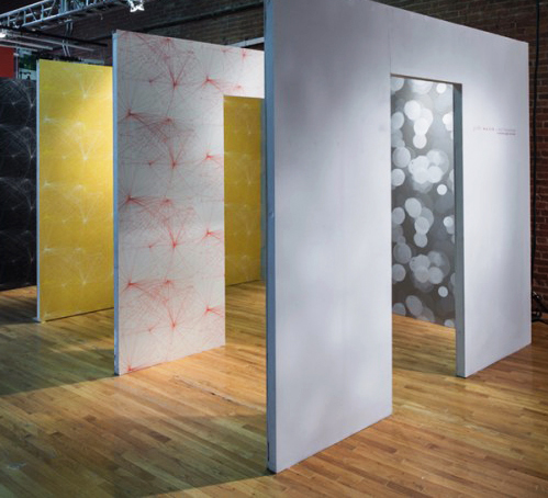 Jill Malek wallpaper exhibit at Wanted Design - Architizer