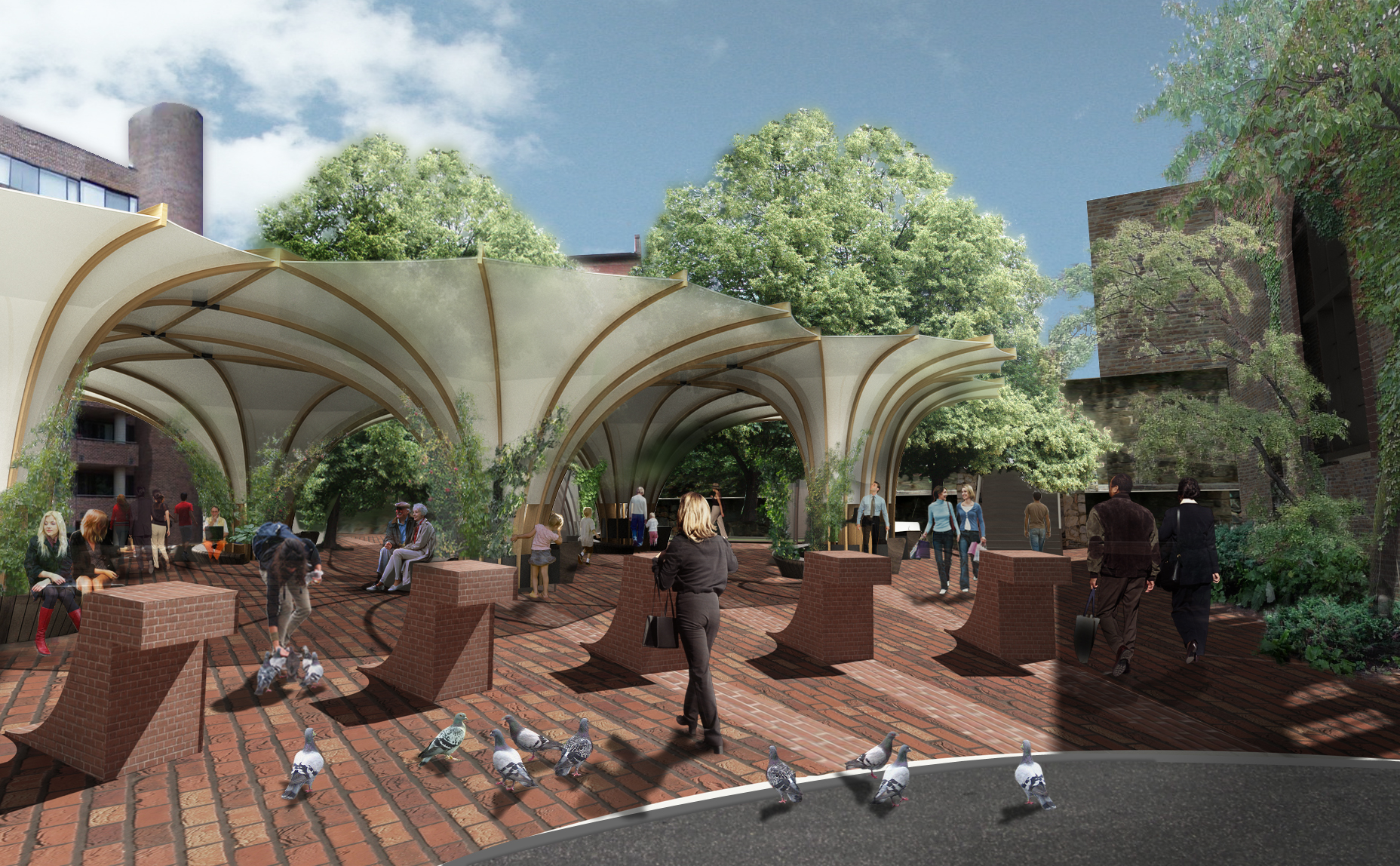 bubble canopy by Gradient Architecture - Architizer