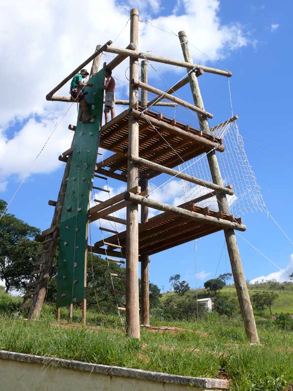 Idea 136166: Zip Line Towers by Cabana Arquitetos in Campo Limpo ...