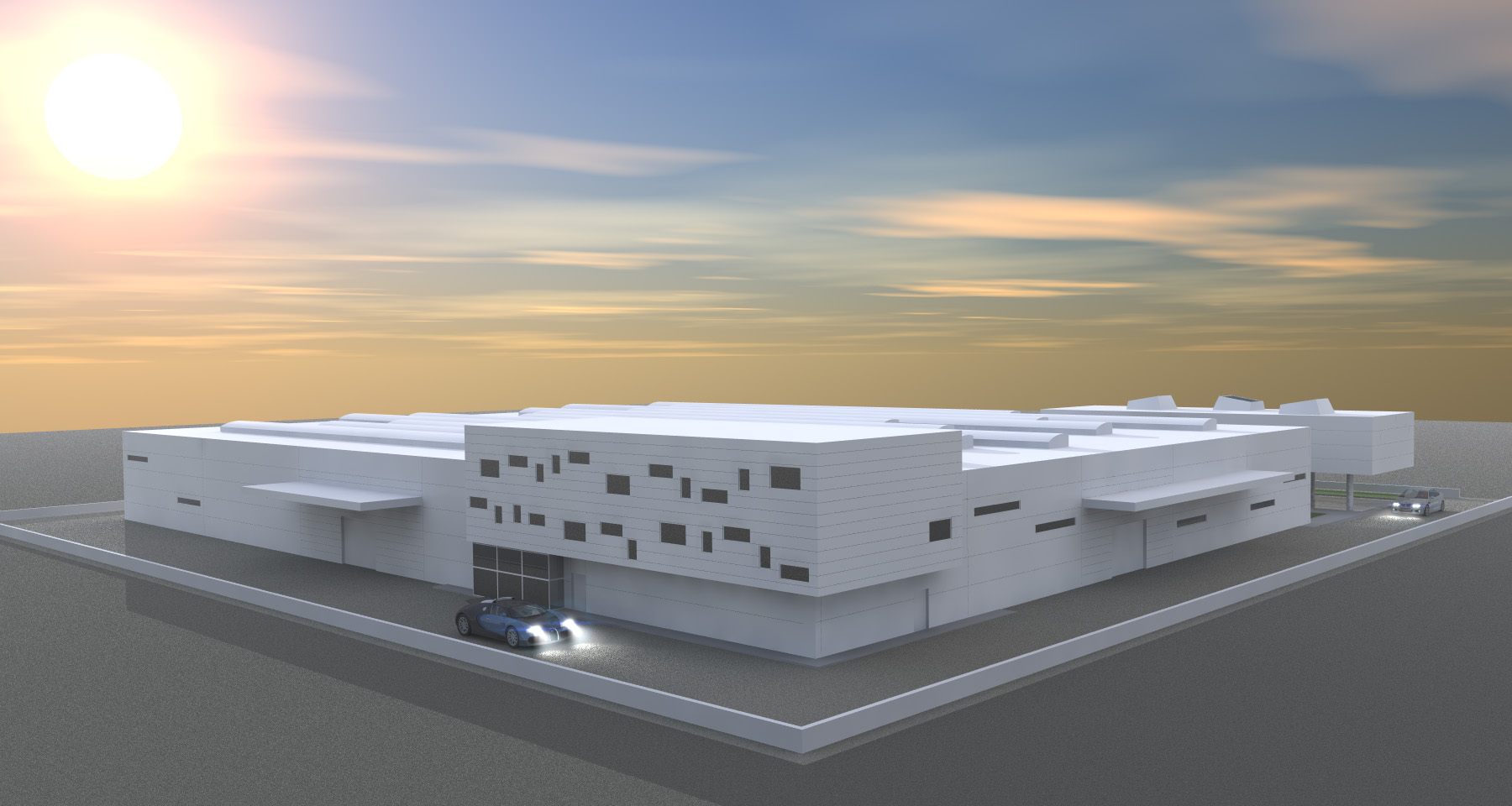 Dubai Factory and showroom - Architizer