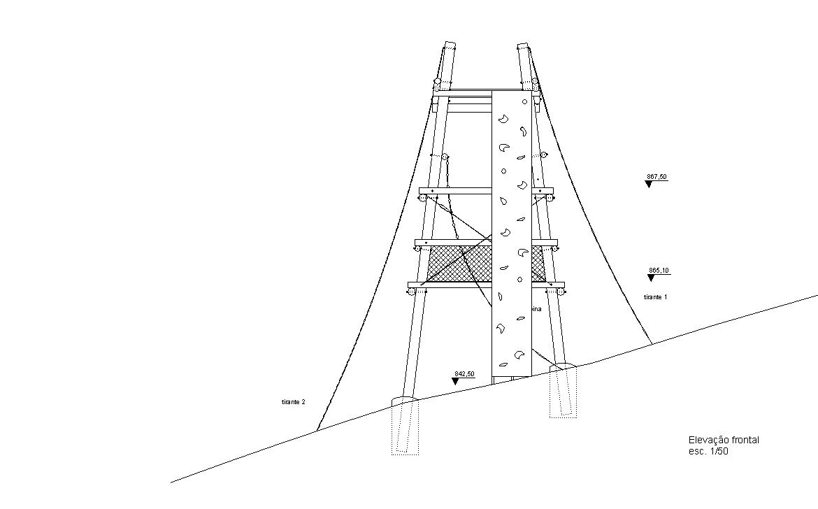 Idea 136164: Zip Line Towers by Cabana Arquitetos in Campo Limpo ...