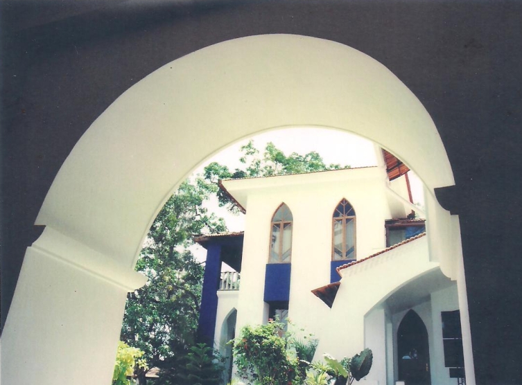 Parish House, Church of Our Lady of Amparo, Mandur, Goa - India by Jim ...