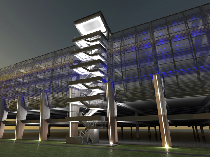 CDIA Rental Car Facility and Hourly Parking Deck by The Wilson Group ...