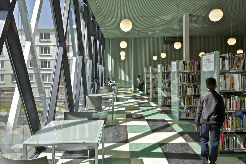 Romainville Multimedia Library by Philippe Gazeau Architecte - Architizer