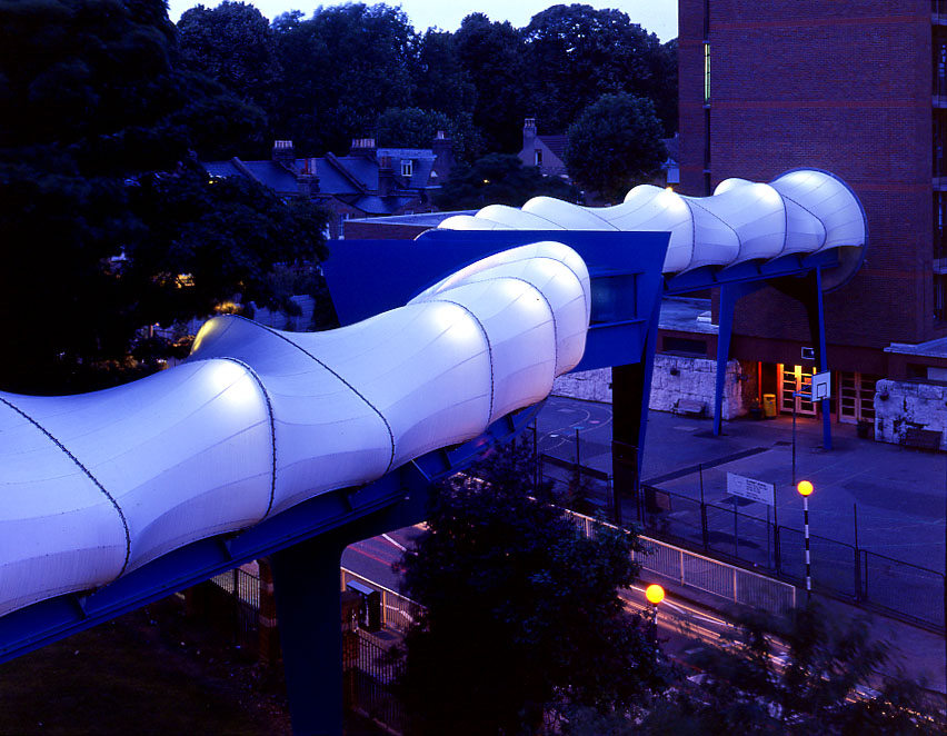 Plashet School Footbridge by Birds Portchmouth Russum Architects ...