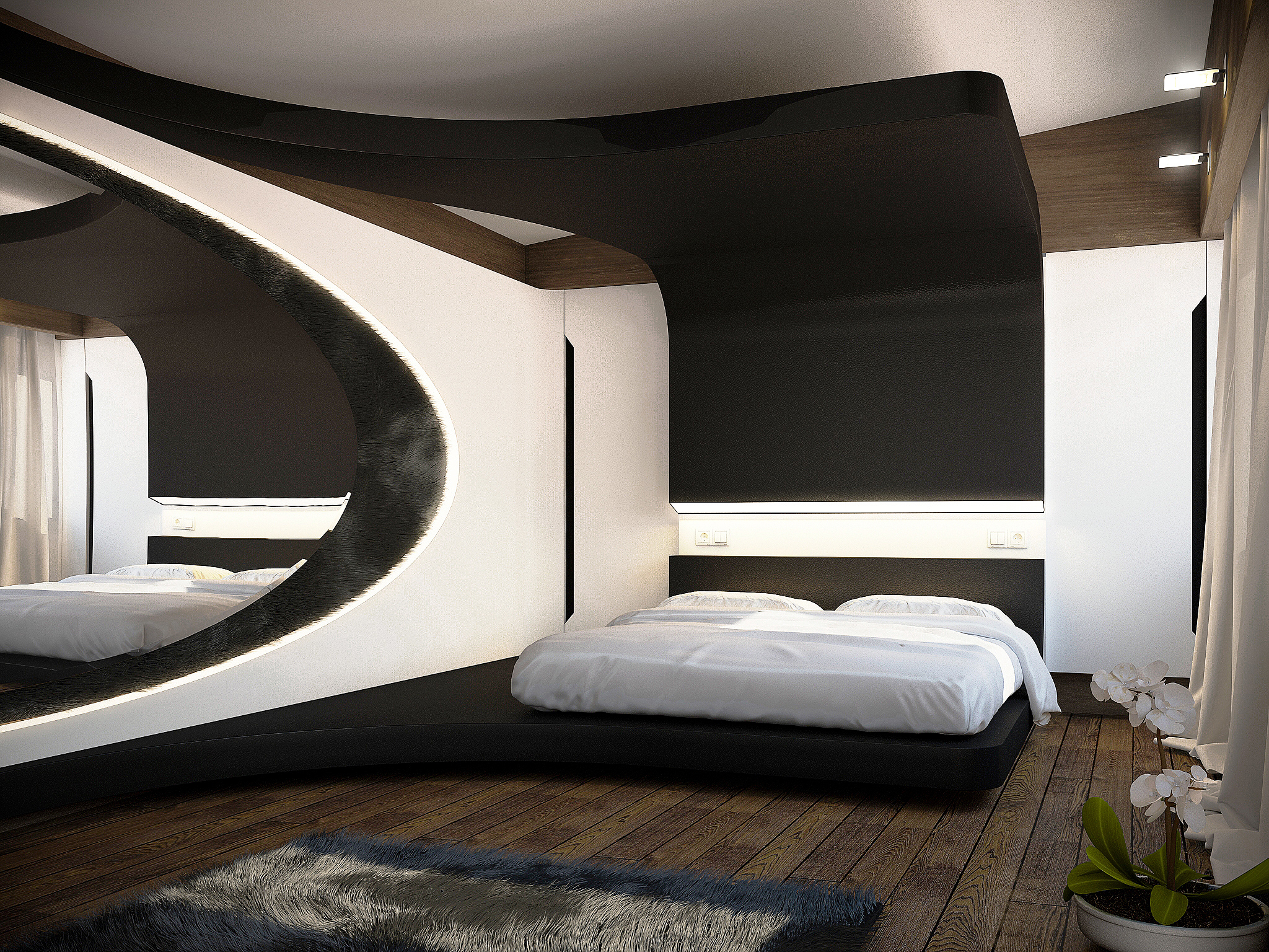 Bedroom design / Shumen , Bulgaria by Bozhinovski Design - Architizer