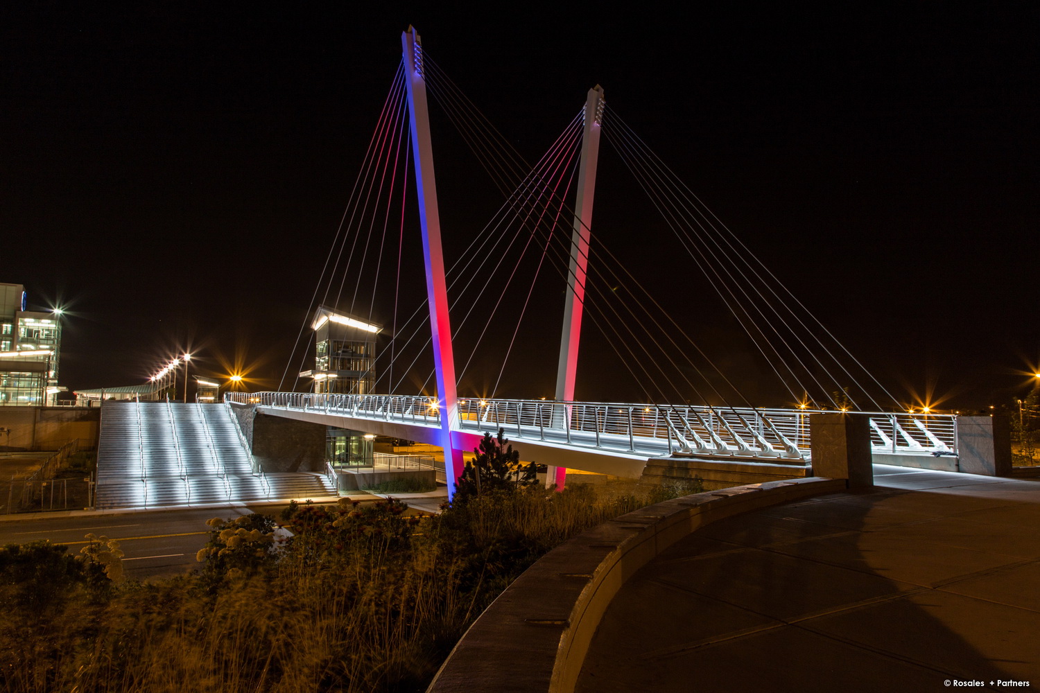 Christina and John Markey Memorial Pedestrian Bridge by Rosales ...