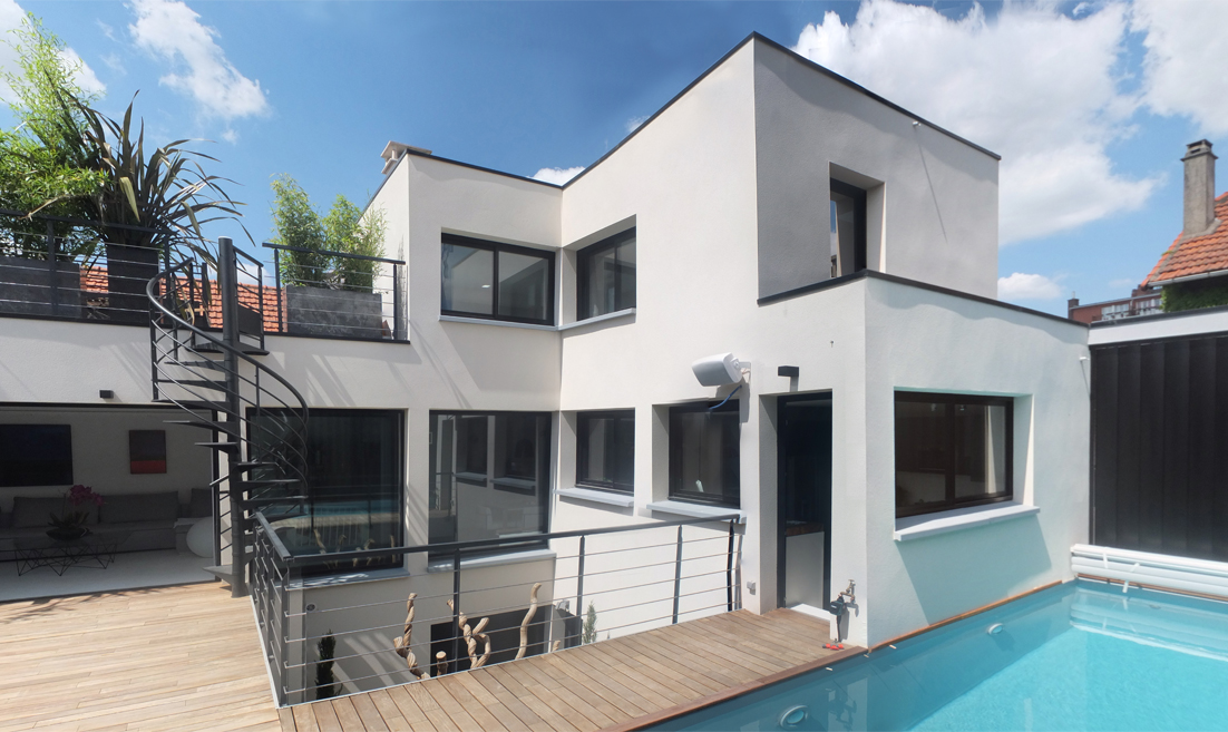 Construction d'une Maison d'Habitation by ZoomFactor Architectes ...