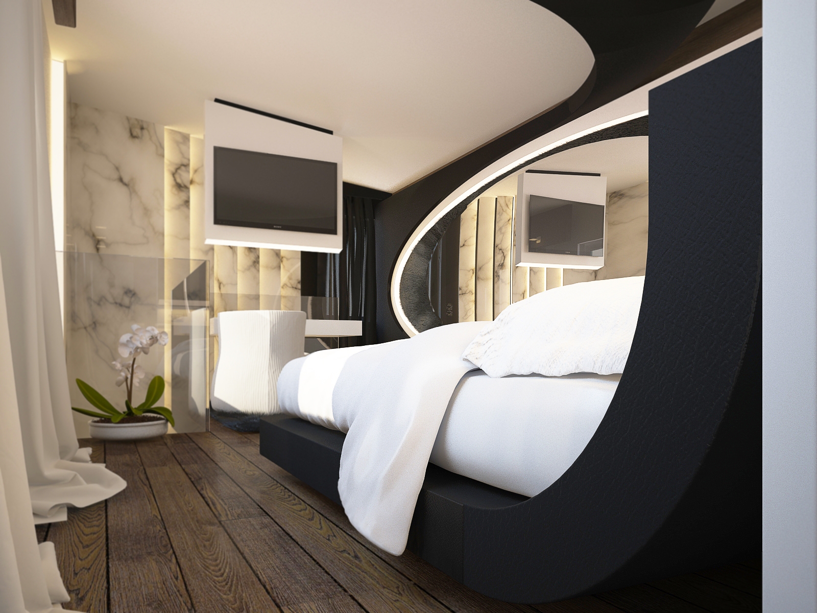 Bedroom design / Shumen , Bulgaria by Bozhinovski Design - Architizer