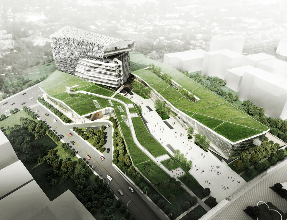 Miyi Cultural Tower and Masterplan by Studio Shift - Architizer