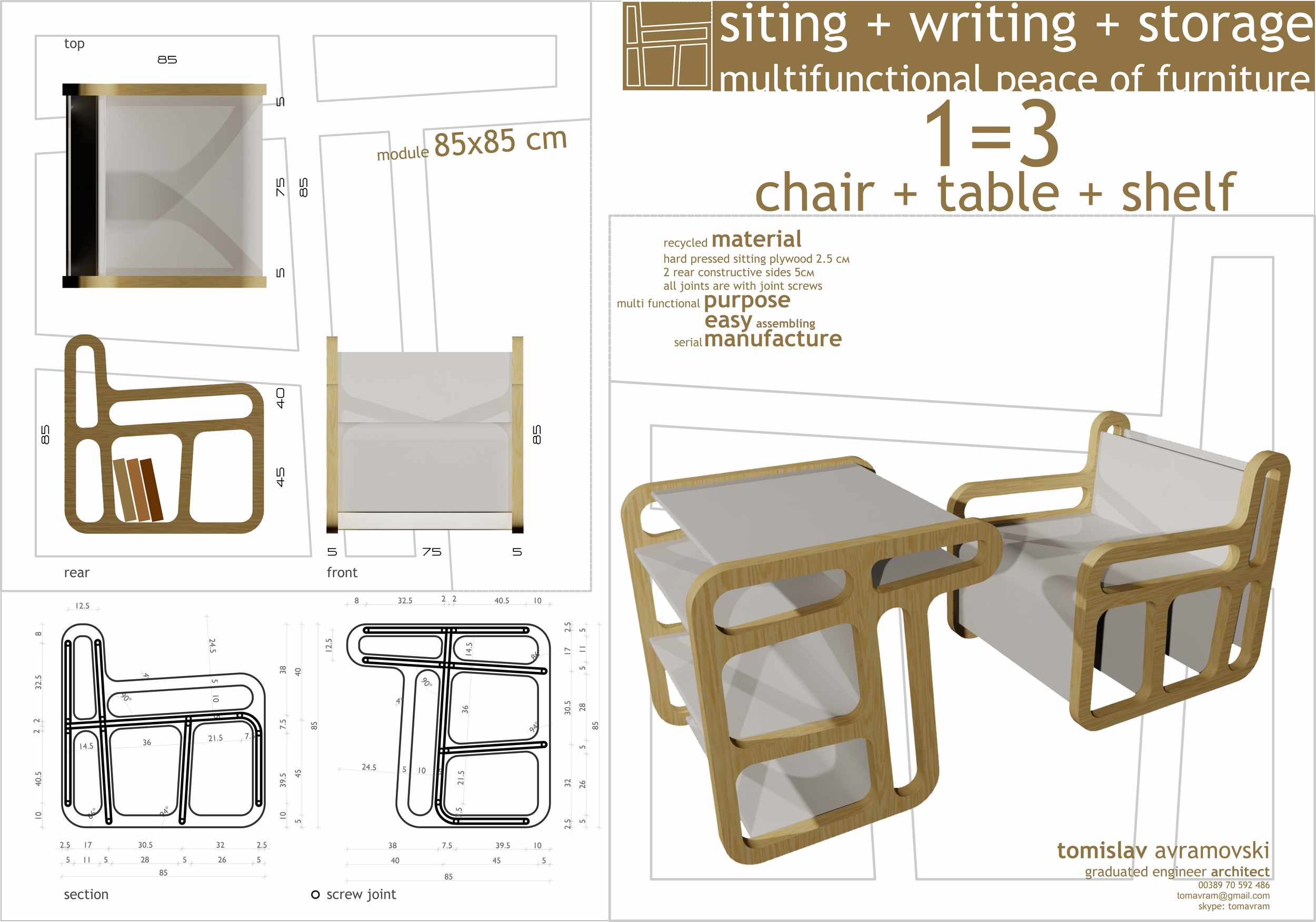 Multifunctional furniture - Architizer