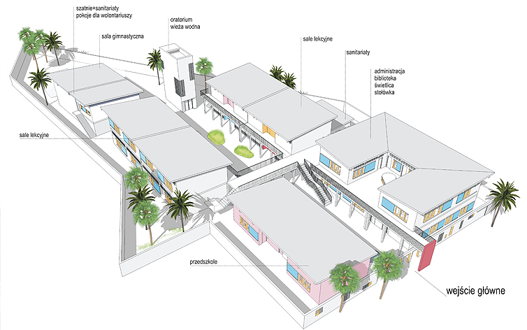School Complex, Jacmel by R 132 Architekci - Architizer