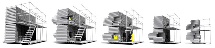 Scaffolding Office Space - Architizer