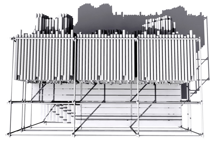 Scaffolding Office Space - Architizer