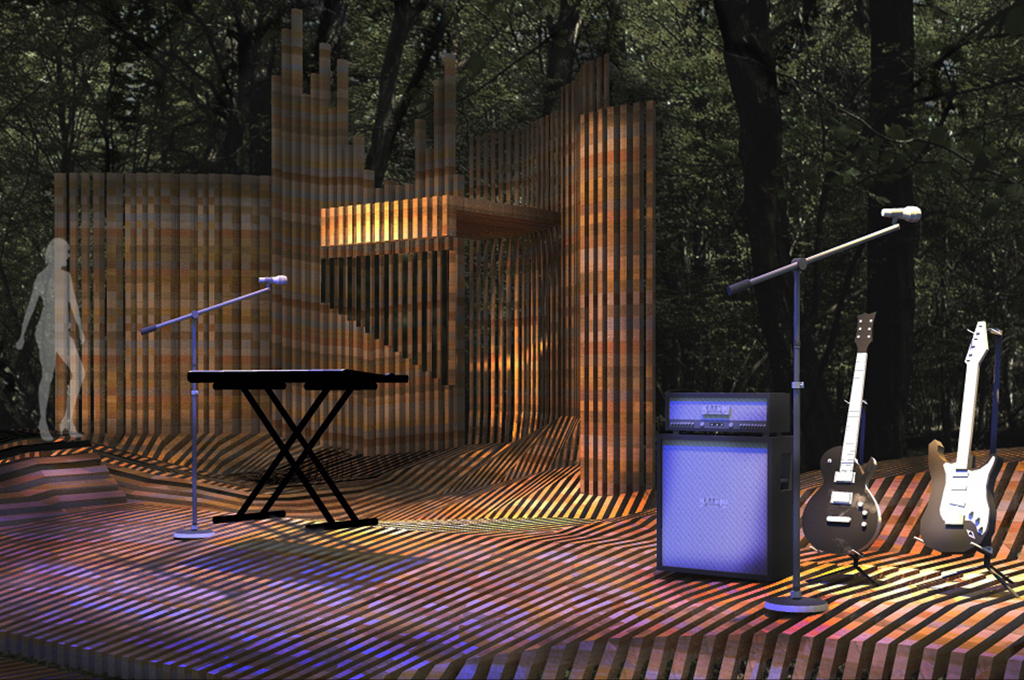 Stage Design for Syd Matters - Architizer