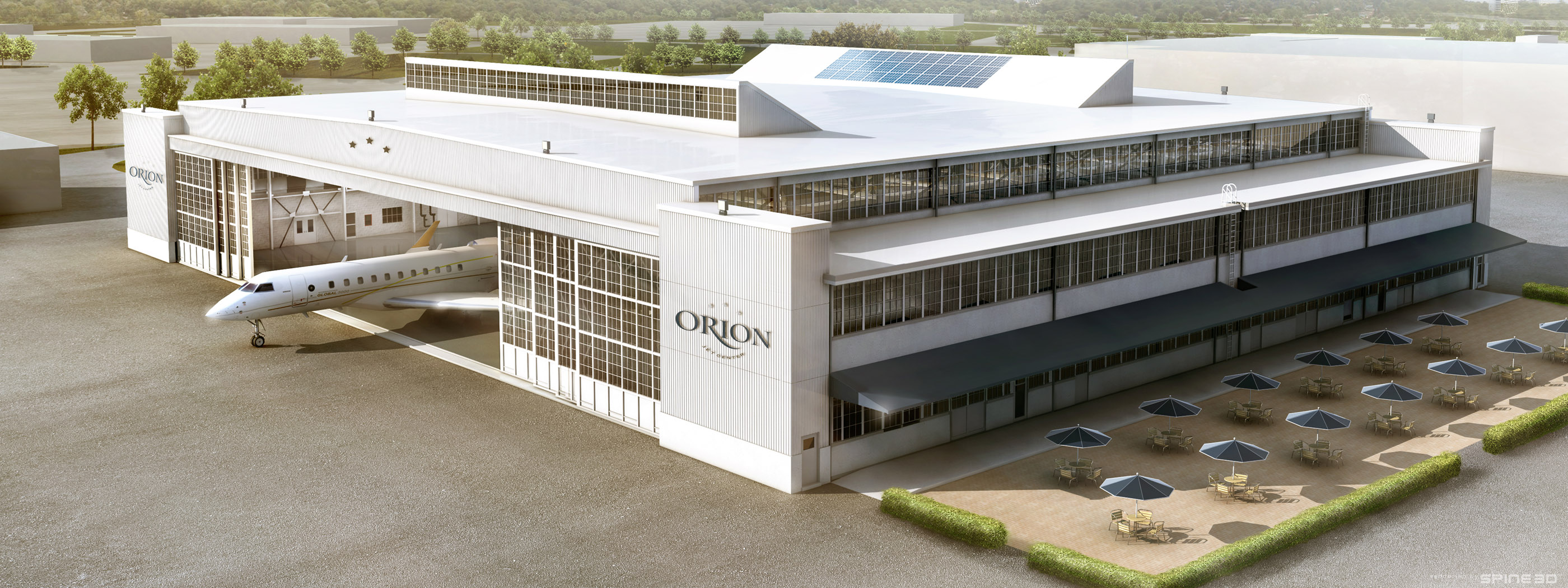 Airside Historic Hangar - Architizer