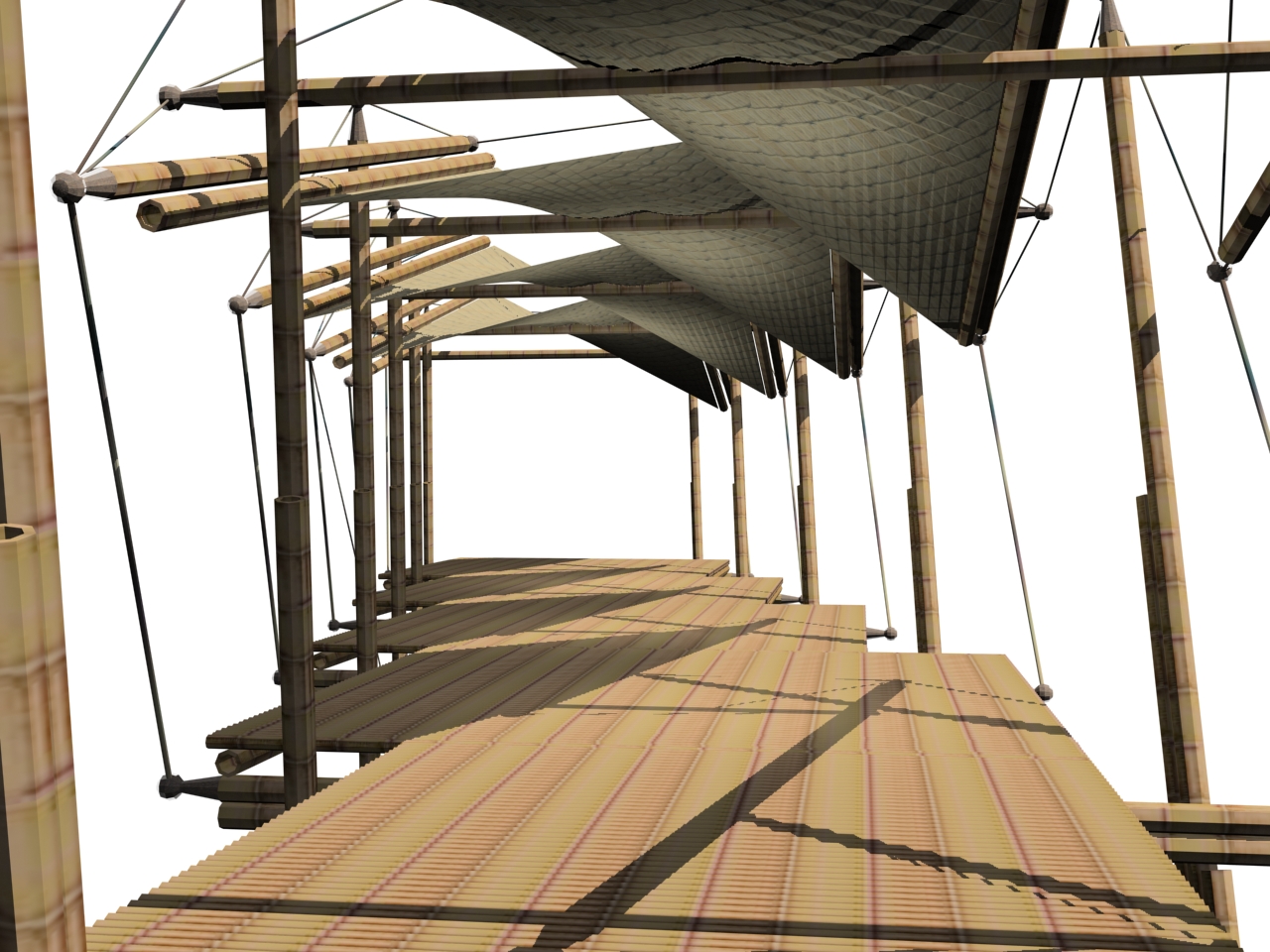 Idea 315795: Tensegrity and Bamboo Project - Architizer