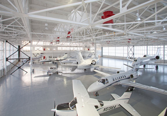 Airside Historic Hangar - Architizer
