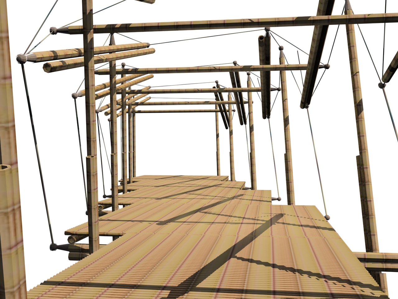 Tensegrity and Bamboo Project - Architizer