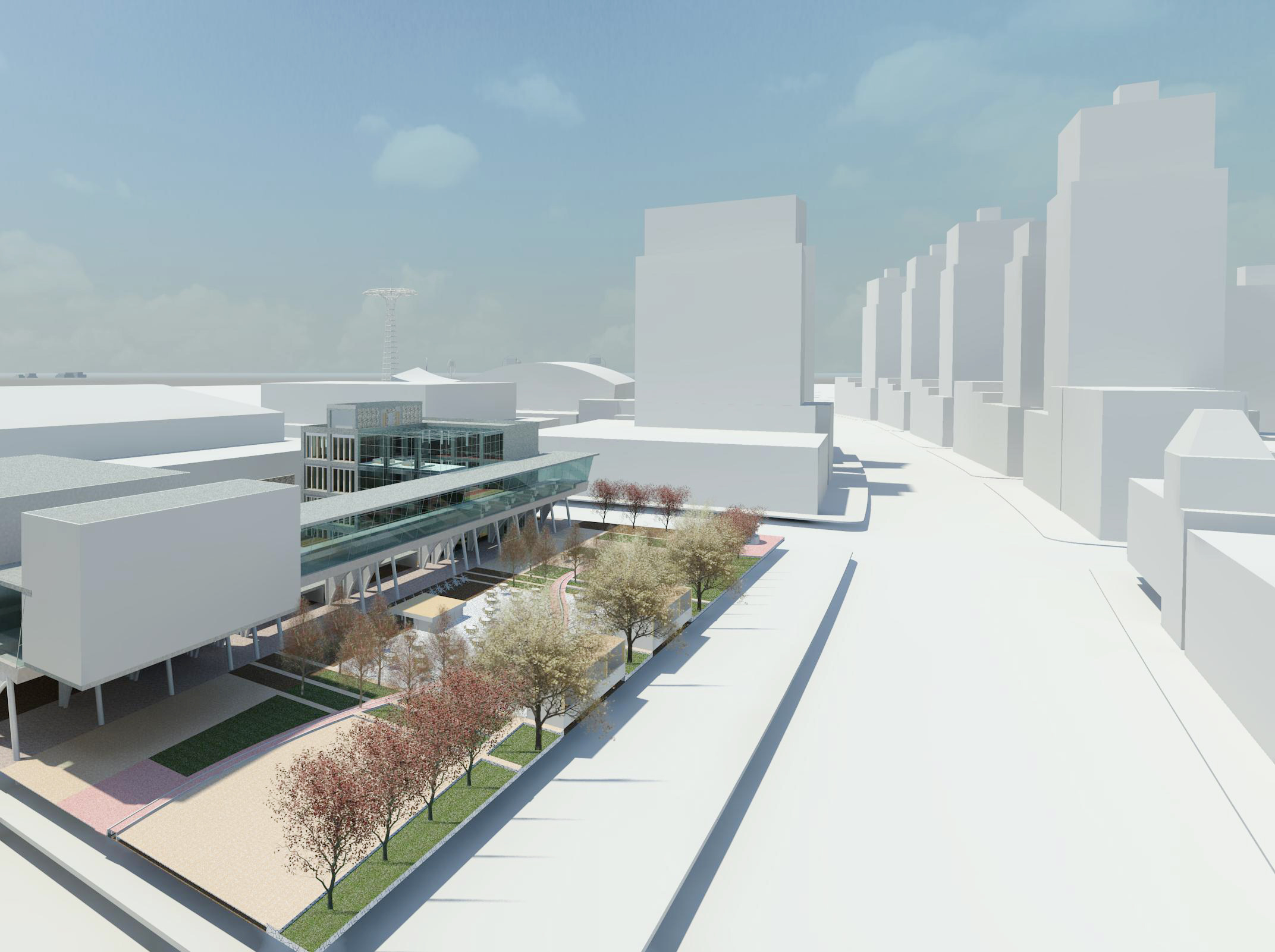 Idea 144513: The third place, Public library in Coney Island, NY in ...