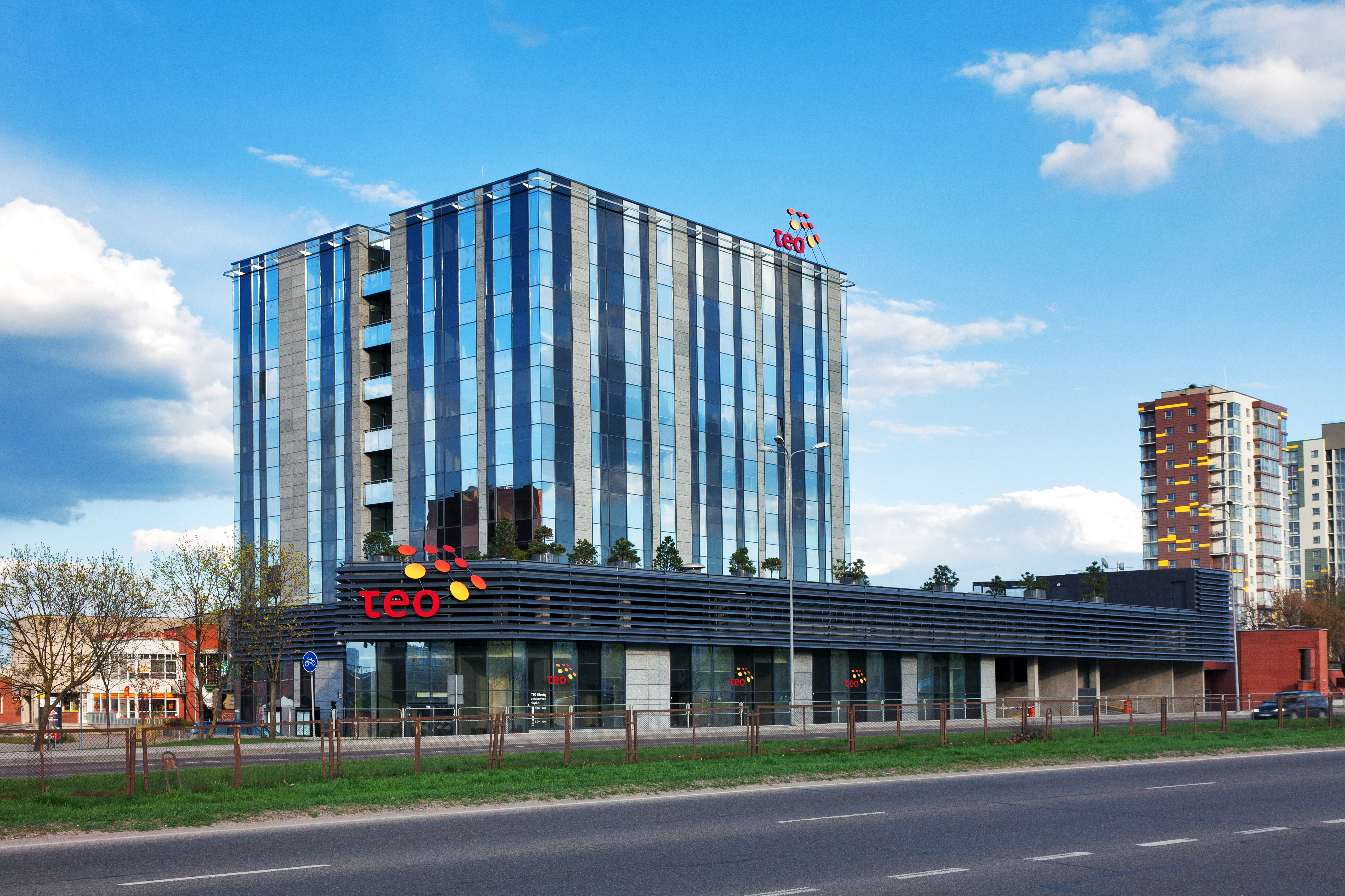 The commercial center with administrative premises by VILNIAUS ...