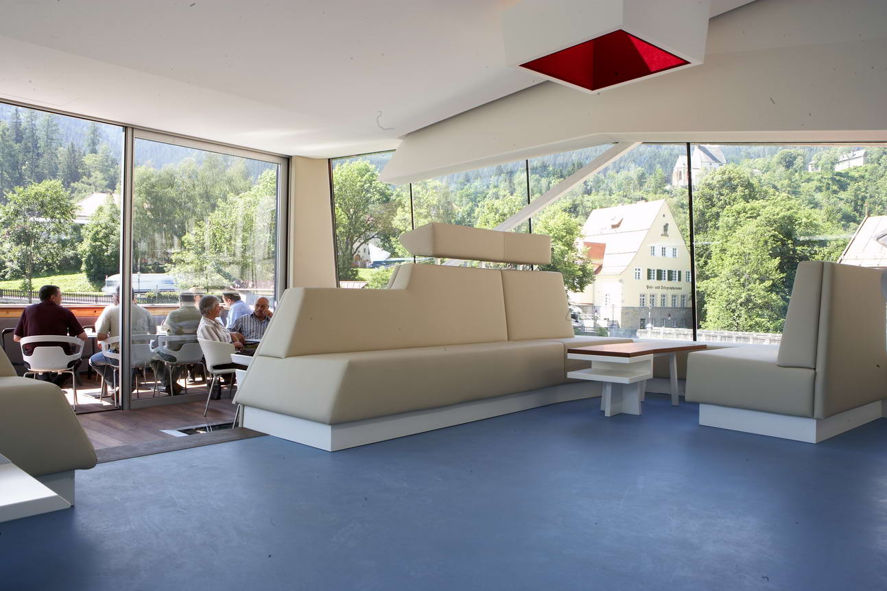 Open Space Cafe-Bar by Architektur Steinbacher Thierrichter - Architizer