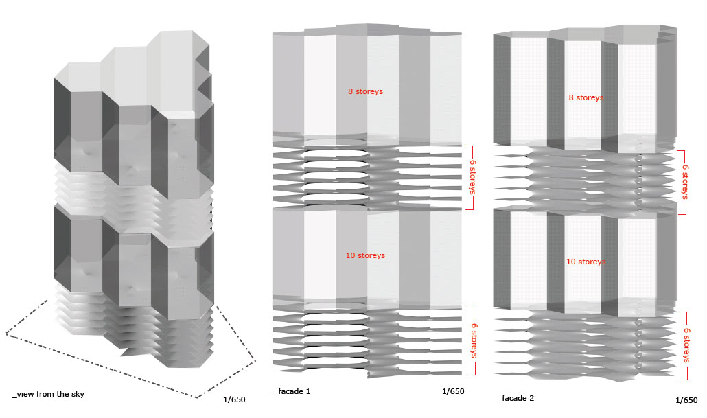 folded surface in a continuity - Architizer