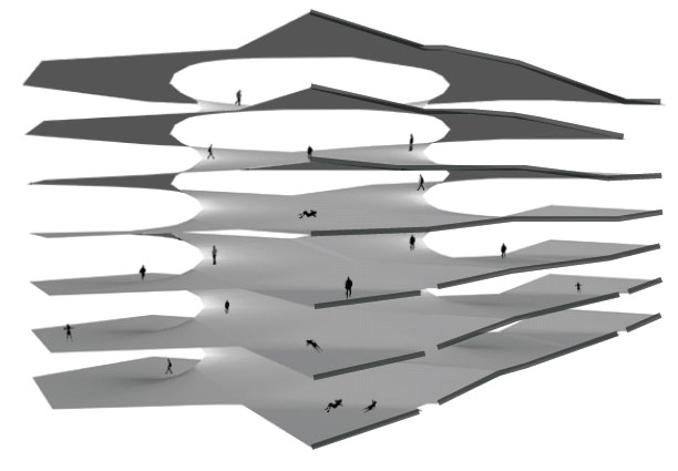 folded surface in a continuity - Architizer