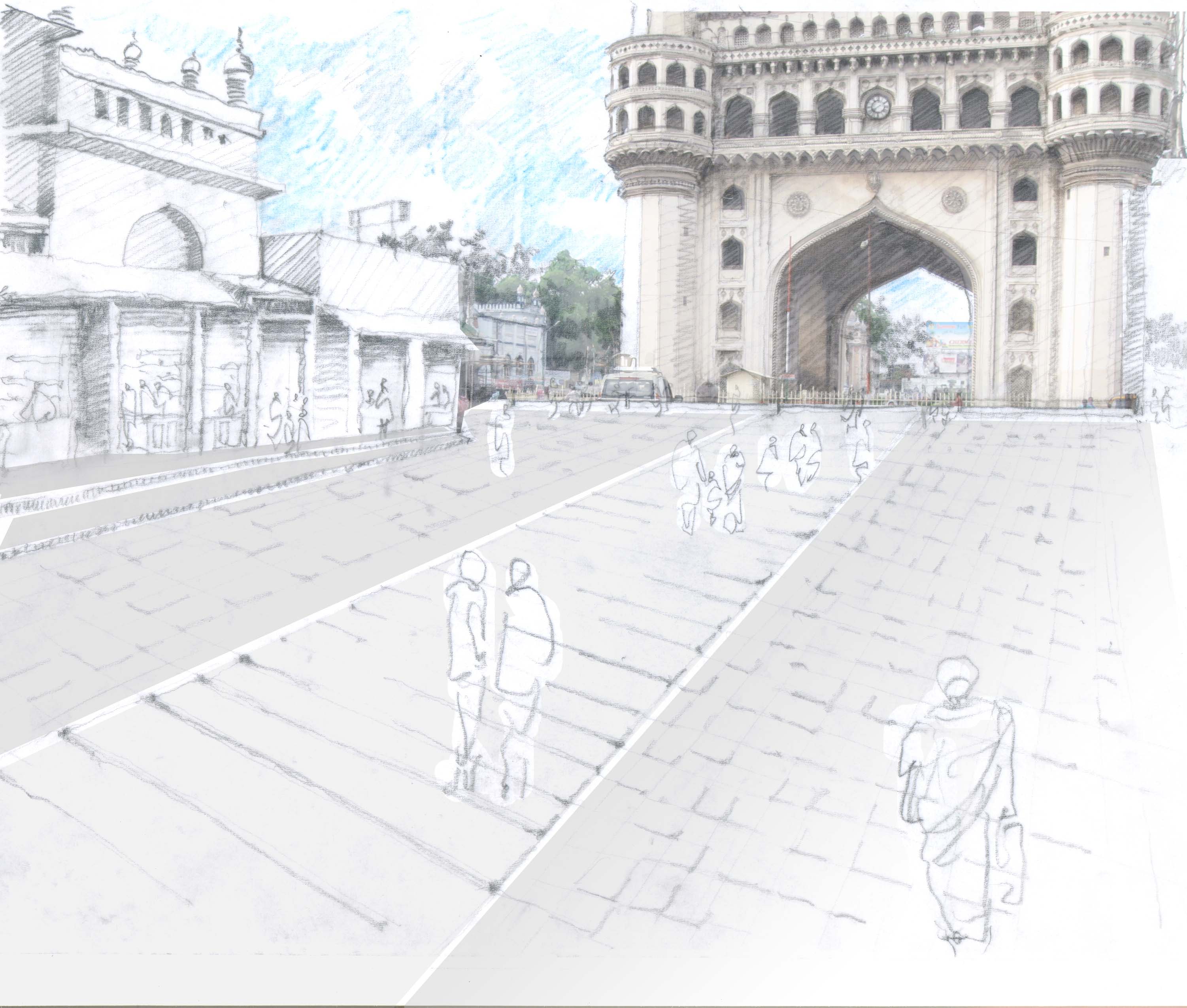 Charminar Pedestrianisation Project - Architizer
