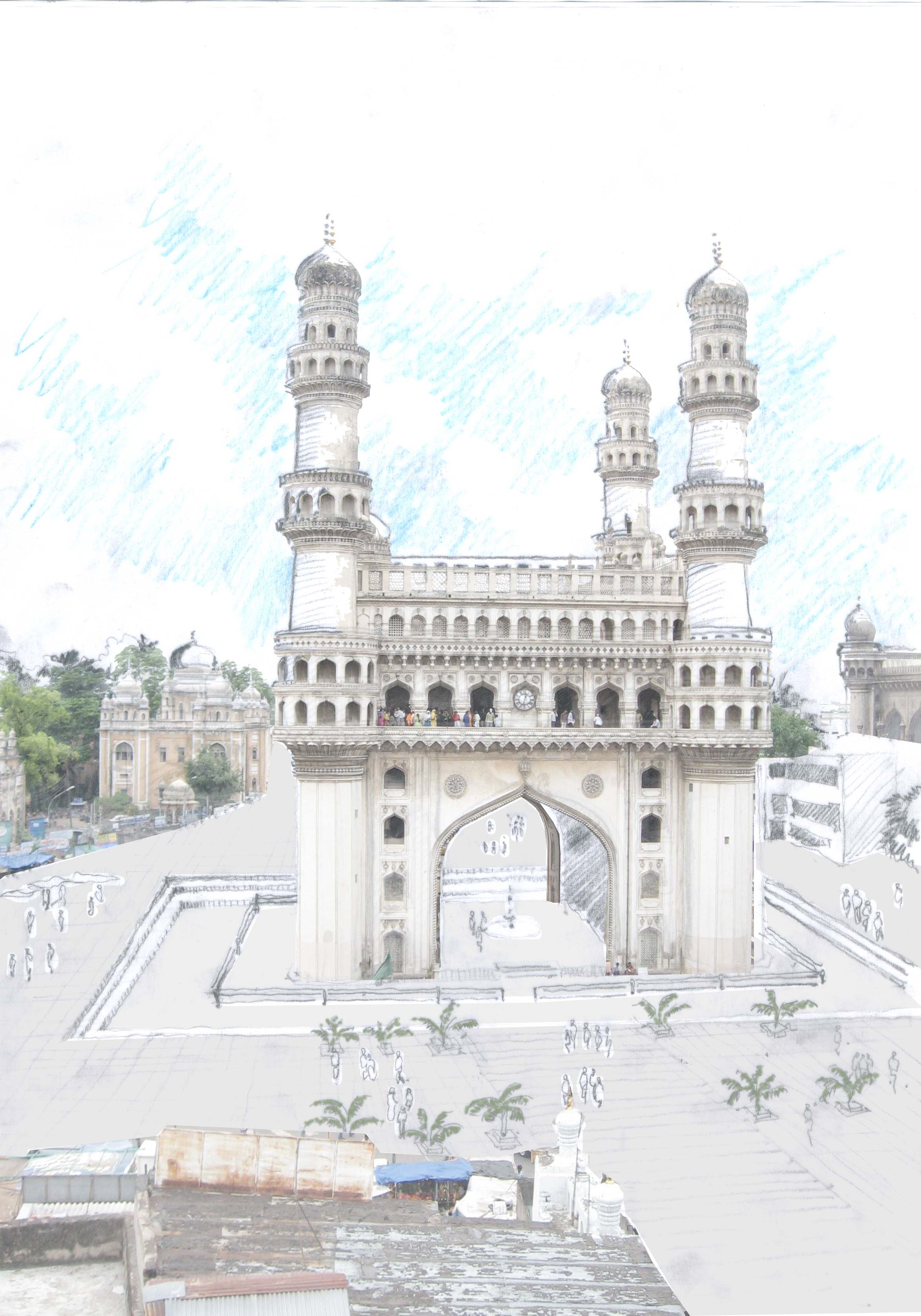 Charminar Pedestrianisation Project - Architizer