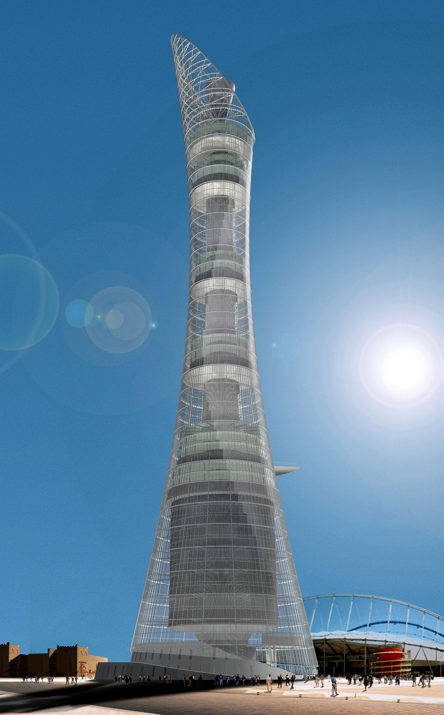 Doha Sports Tower by AREP - Architizer