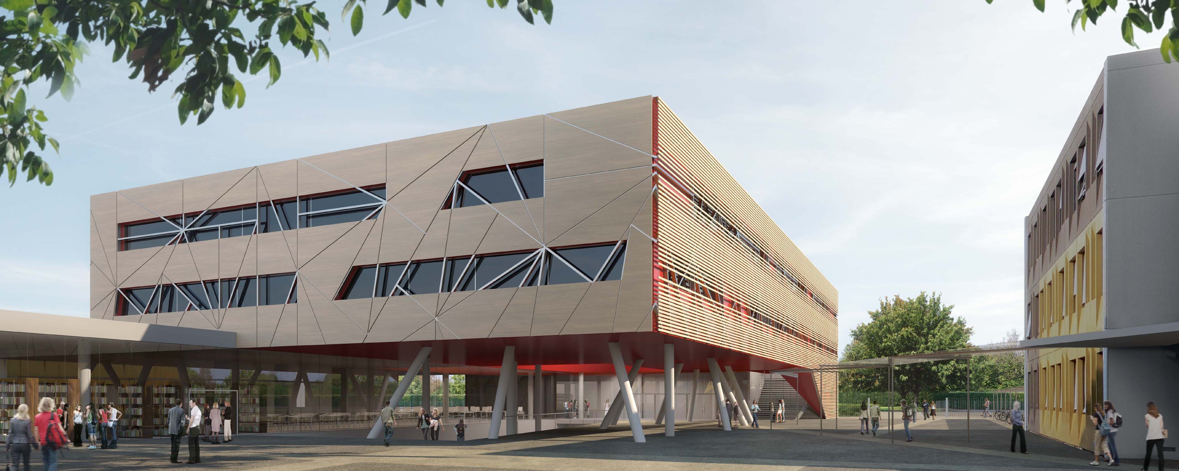 High School Aliénor d'Aquitaine by inSpace - Architizer