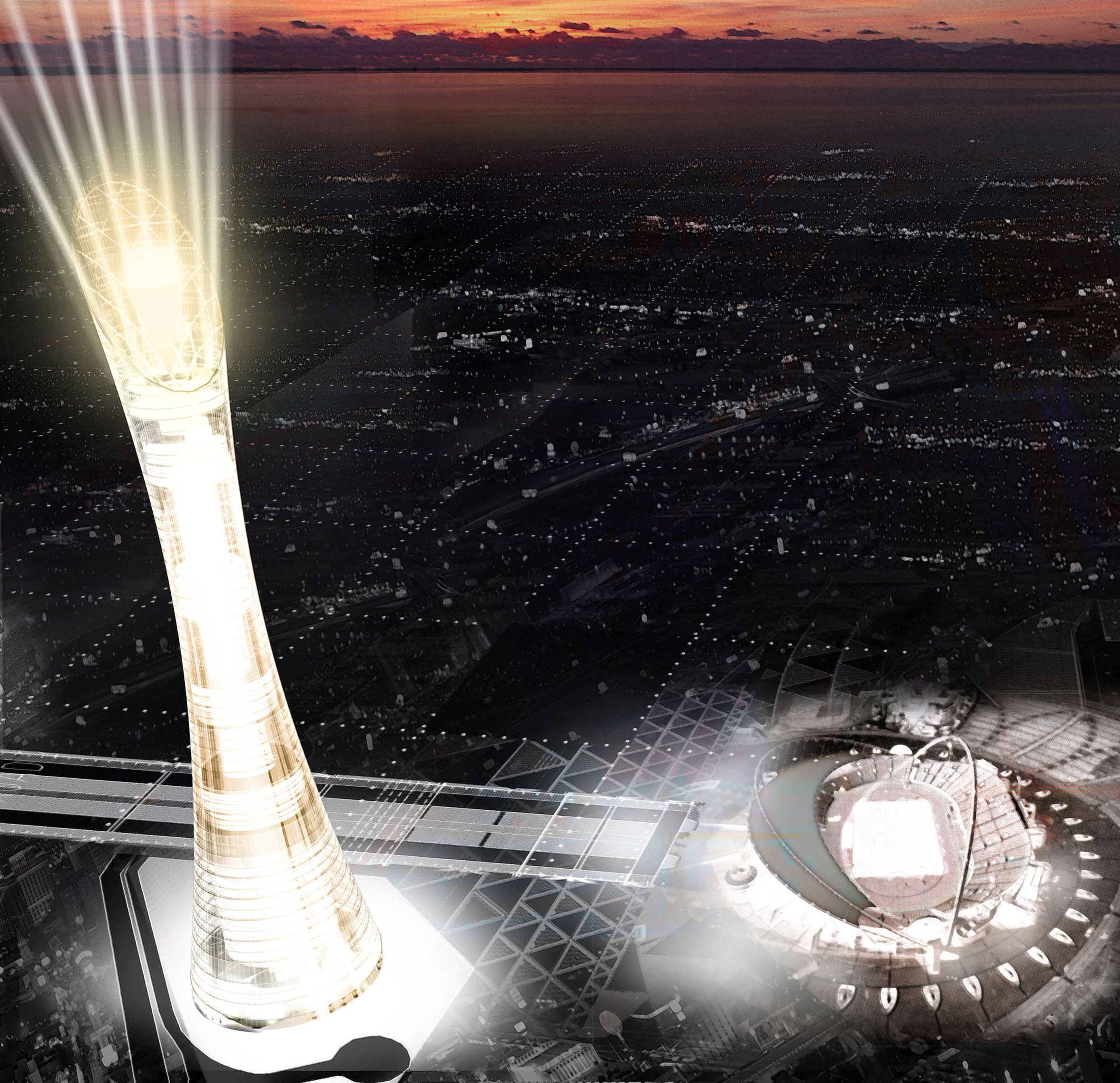 Doha Sports Tower by AREP - Architizer