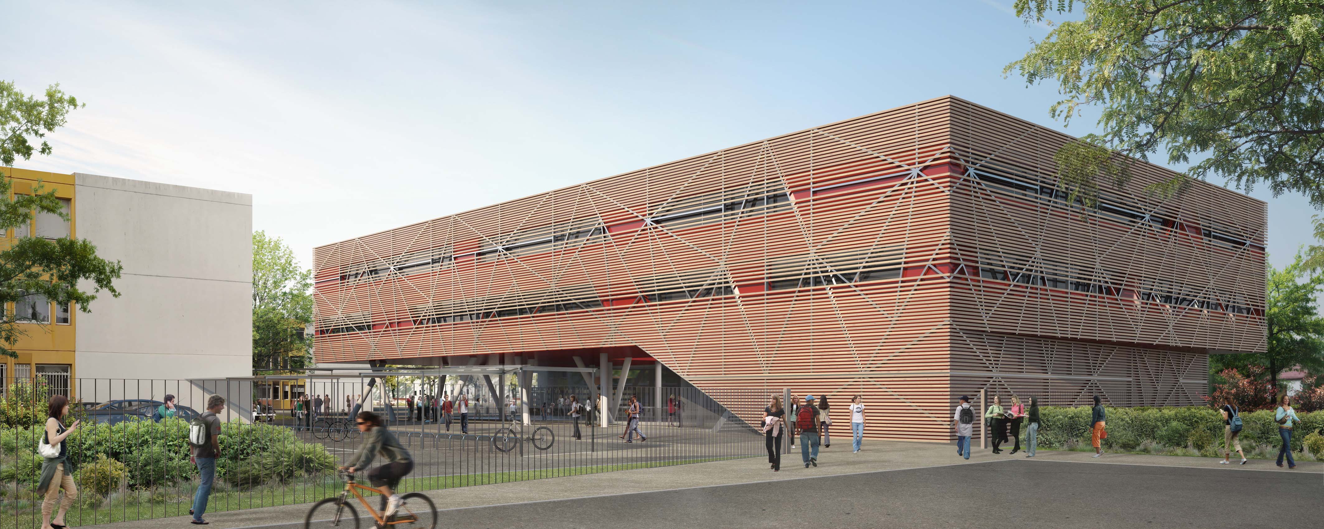 High School Aliénor d'Aquitaine by inSpace - Architizer