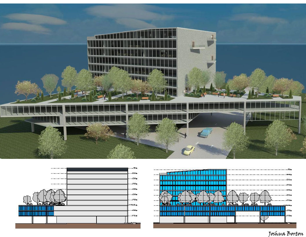 Office Building, Schematic - Architizer