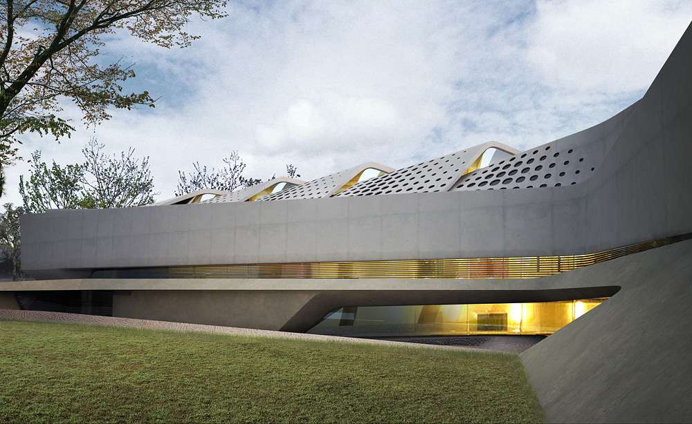 Museum rendering - Architizer