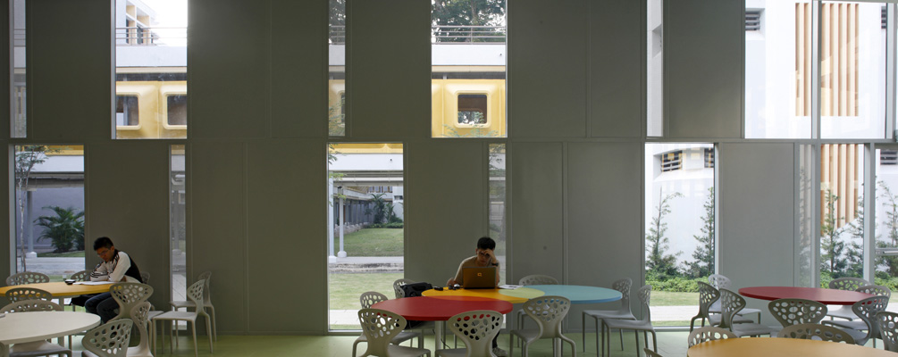 Library Cafe, Singapore Polytechnic - Architizer