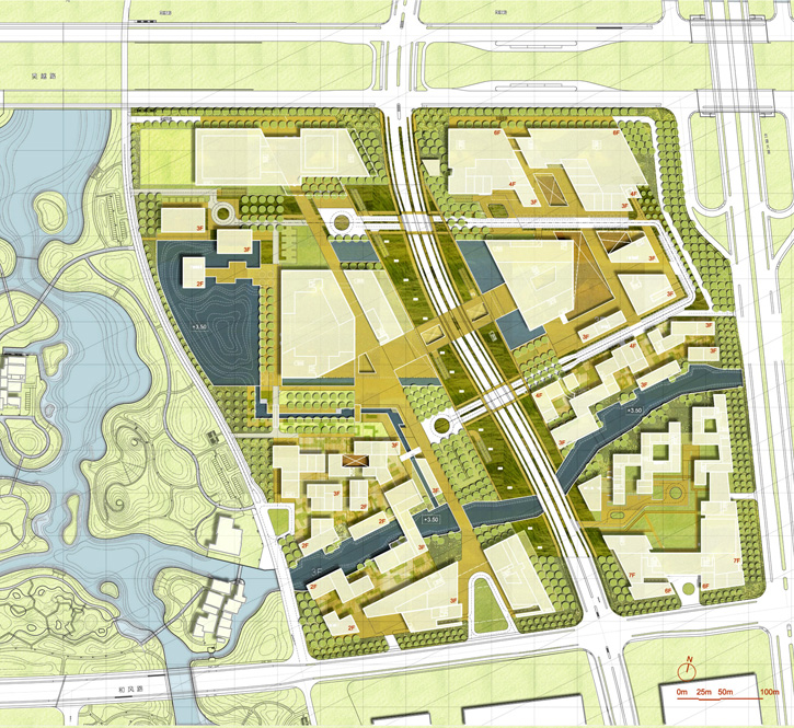 Wuxi-Taihu New City Poly Cultural Center Master Plan by PEI Architects ...