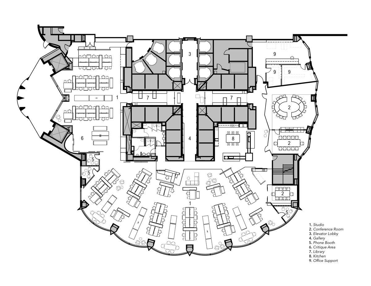 Idea 279125: Los Angeles US Bank Tower Office - Architizer