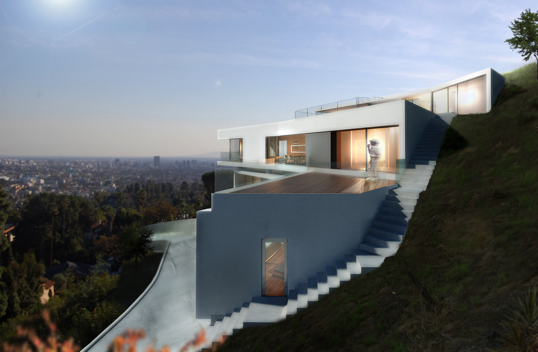 Los Angeles Hillside Modern by H+I Design - Architizer