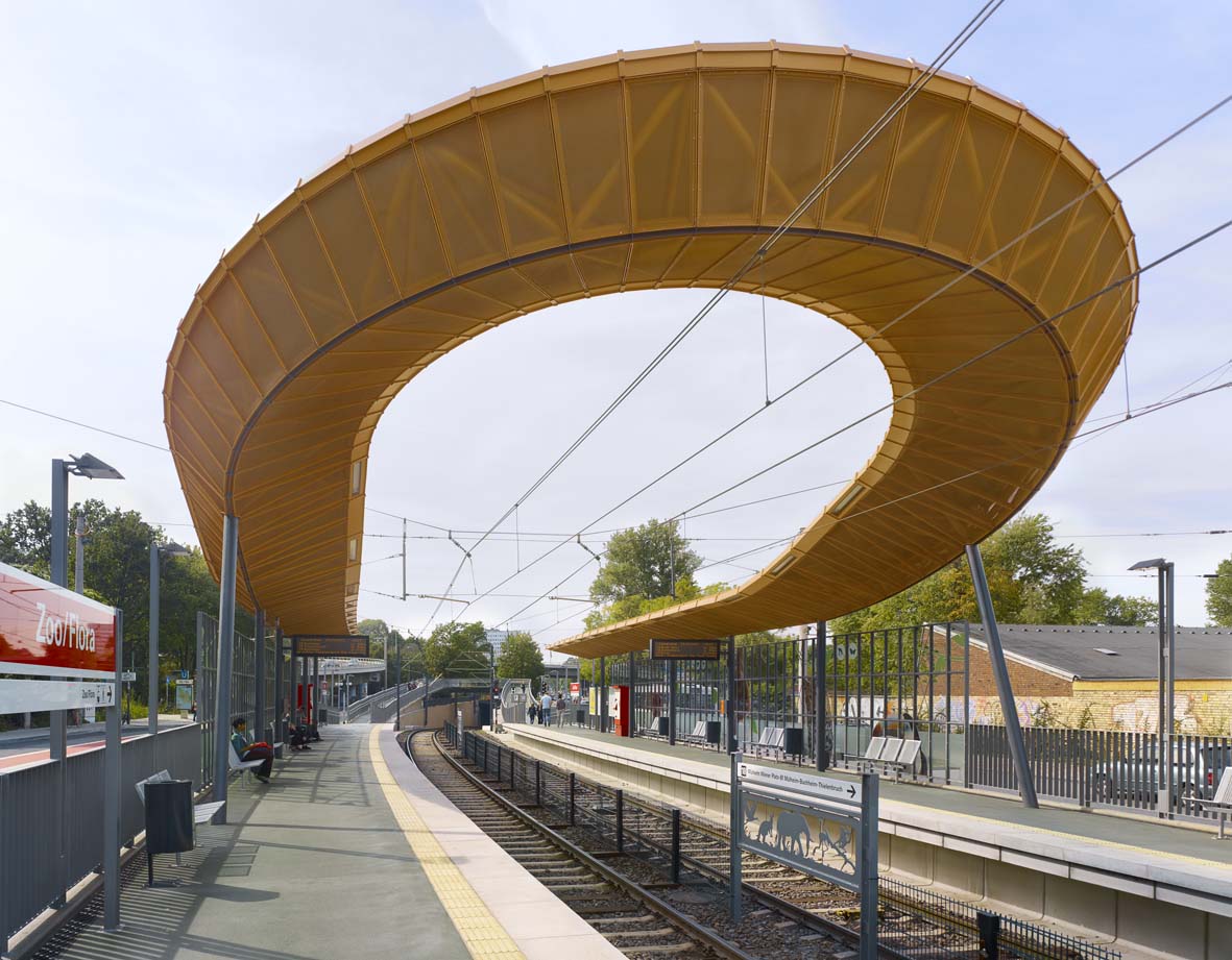 Zoo/Flora Train station by RÜBSAMEN+PARTNER ARCHITEKTEN BDA INGENIEURE ...