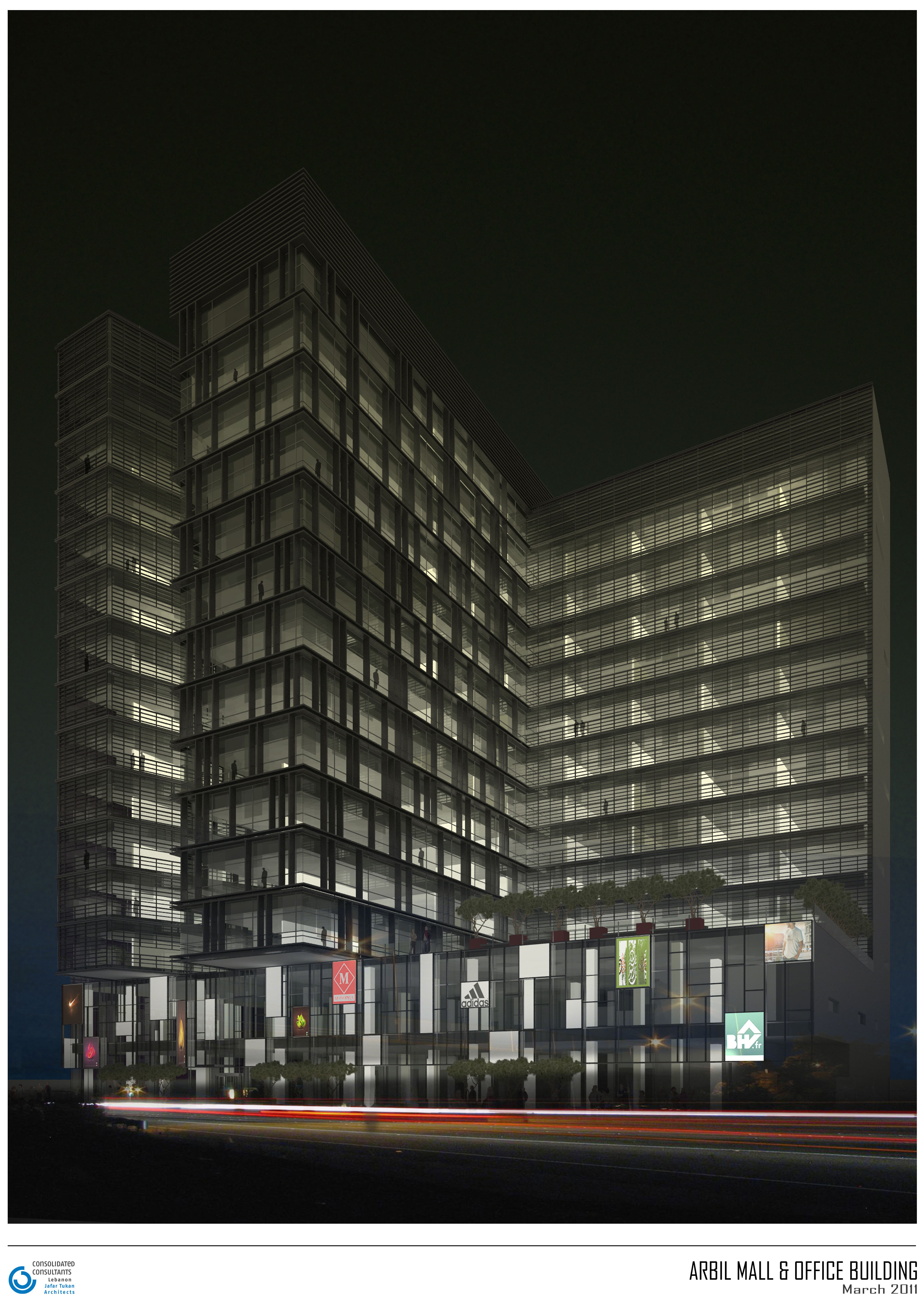 Arbil Mall & Office building | Iraq by Consolidated Consultants Lebanon ...