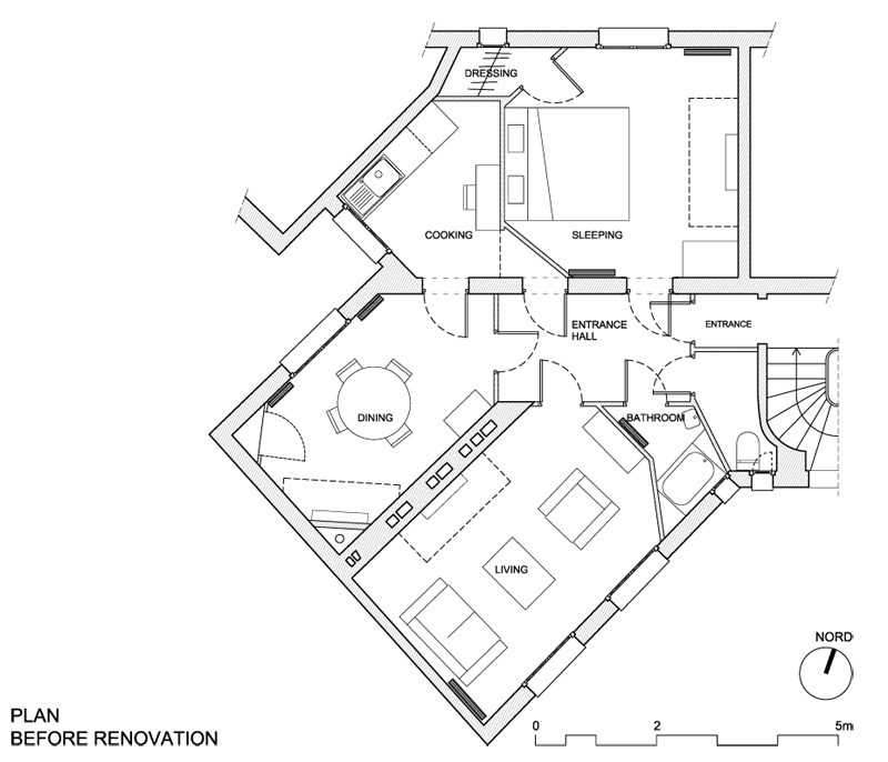 “Front and back” Apartment by h2o architectes - Architizer