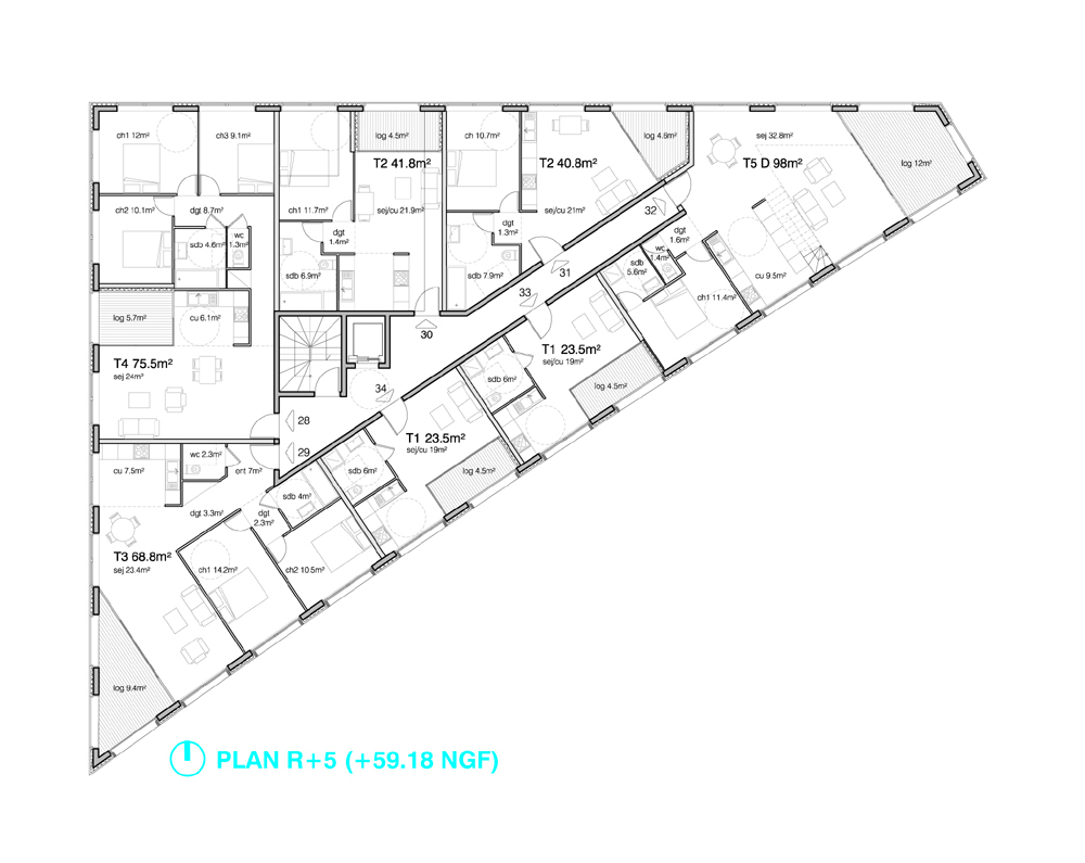 40 HOUSING UNITS - PARIS, FRANCE by LAN Architecture - Architizer