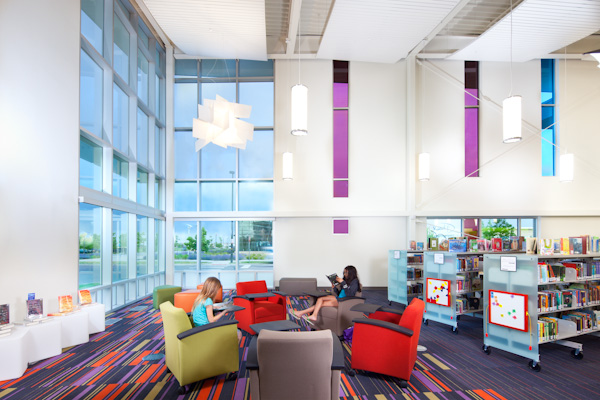 Green Valley Ranch Branch Library by Humphries Poli Architects - Architizer