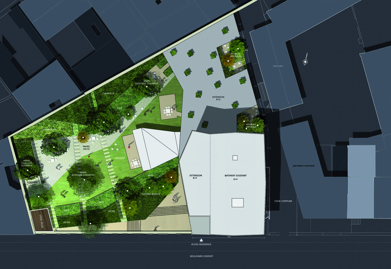 Young Workers Residence by aasb_agence d'architecture suzelbrout ...