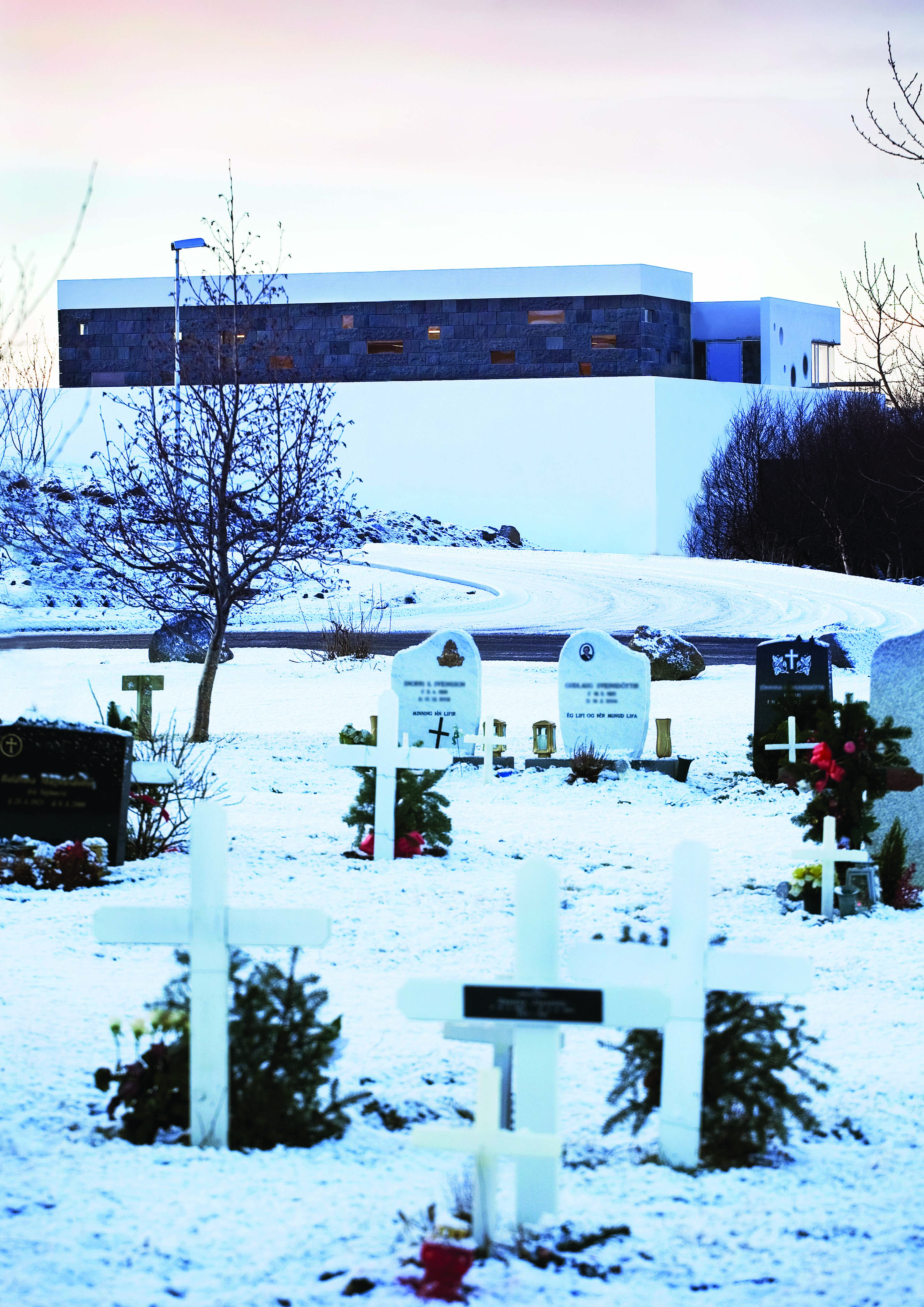Churchyard Offices and Staff Housing in Gufunes Cemetary by arkibúllan ...