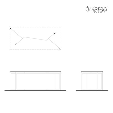 twisted table by mab architecture - Architizer